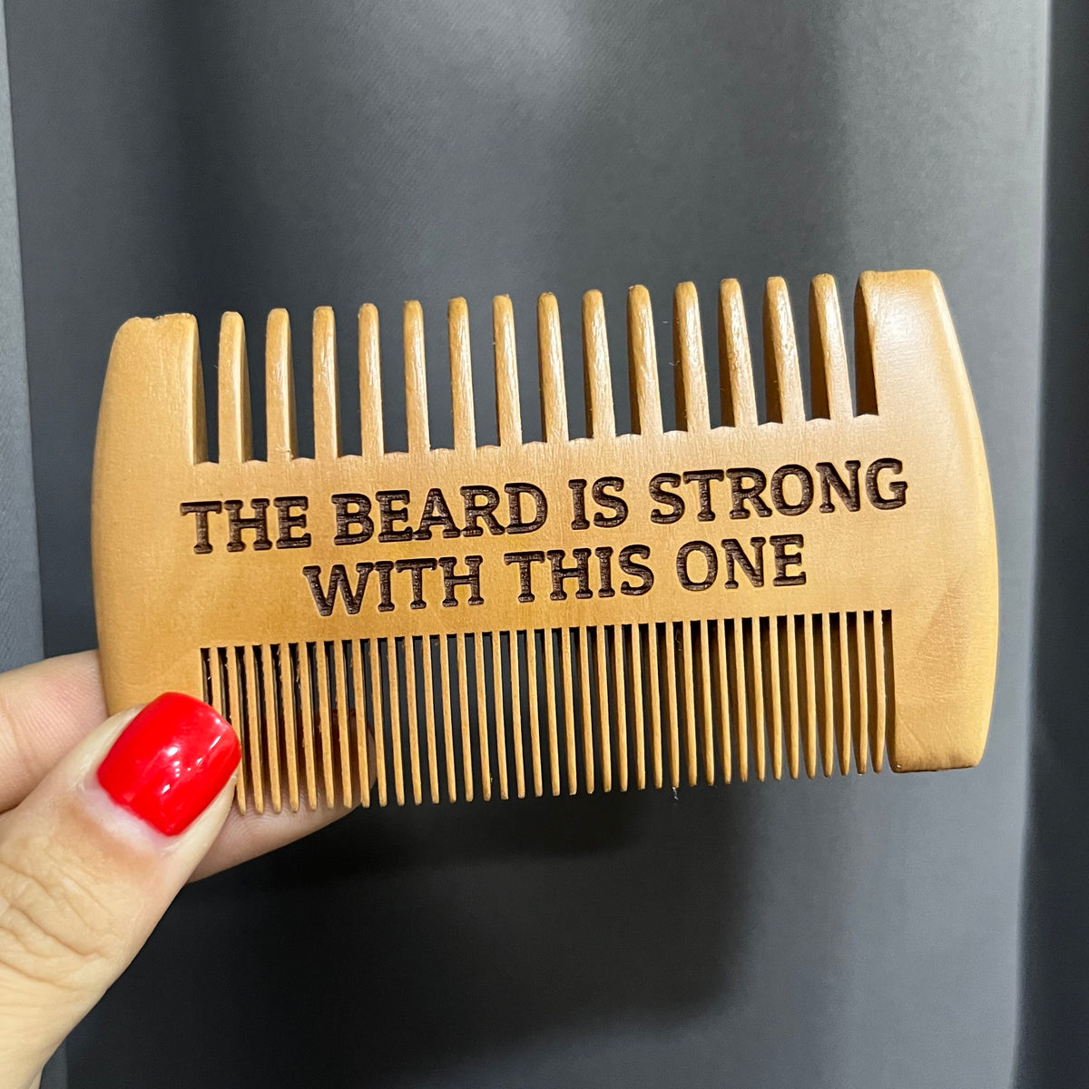 The Beard Is Strong With This One Beard Comb – A Girl Named Lee
