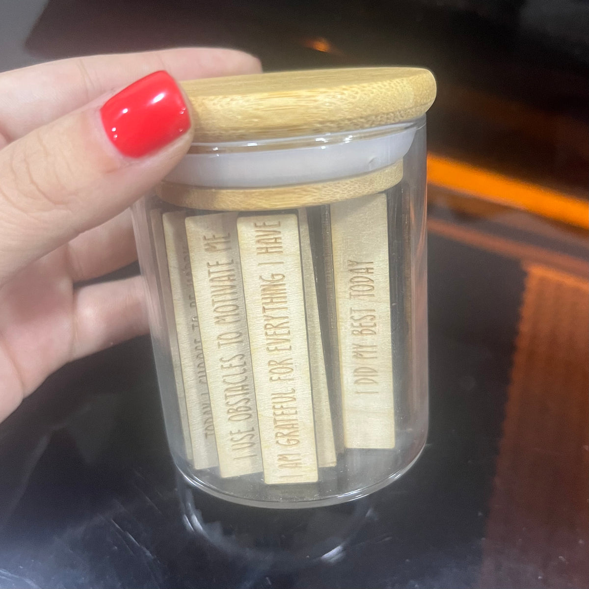 30 Daily Affirmation Positive Thinking Tokens With Jar – A Girl Named Lee