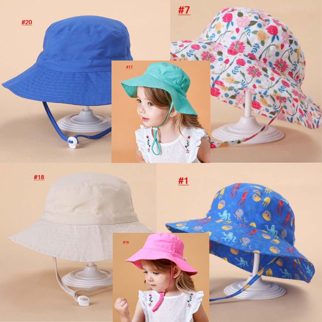 Bucket Hats With Personalized Leather Patch – A Girl Named Lee